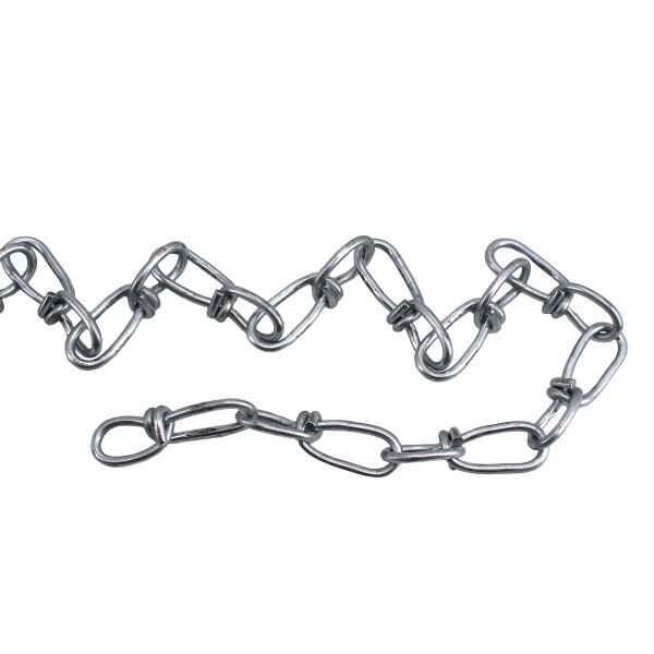 Chain - #2 Galvanized Steel Double Loop x 200'
