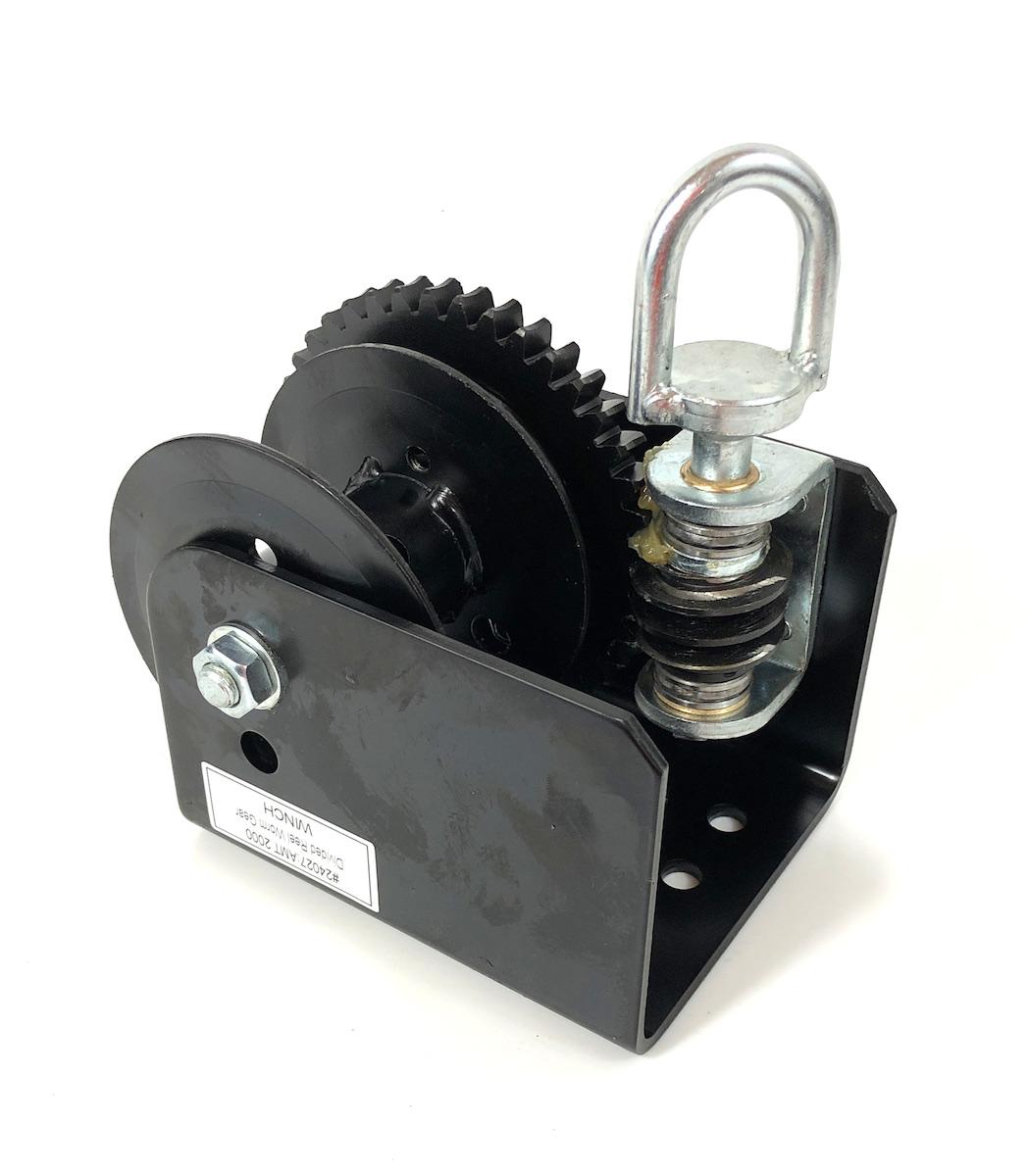 Single Reel Worm Gear 2000 lb. Winch