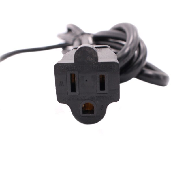 Female Power Cord -115v 118" (3M) 14/3 SJT Black