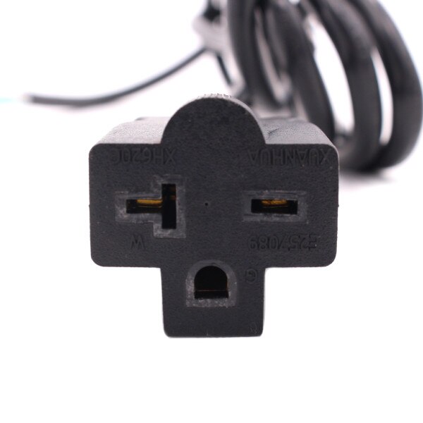 Female Power Cord -230v 118" (3M) 14/3 SJT Black