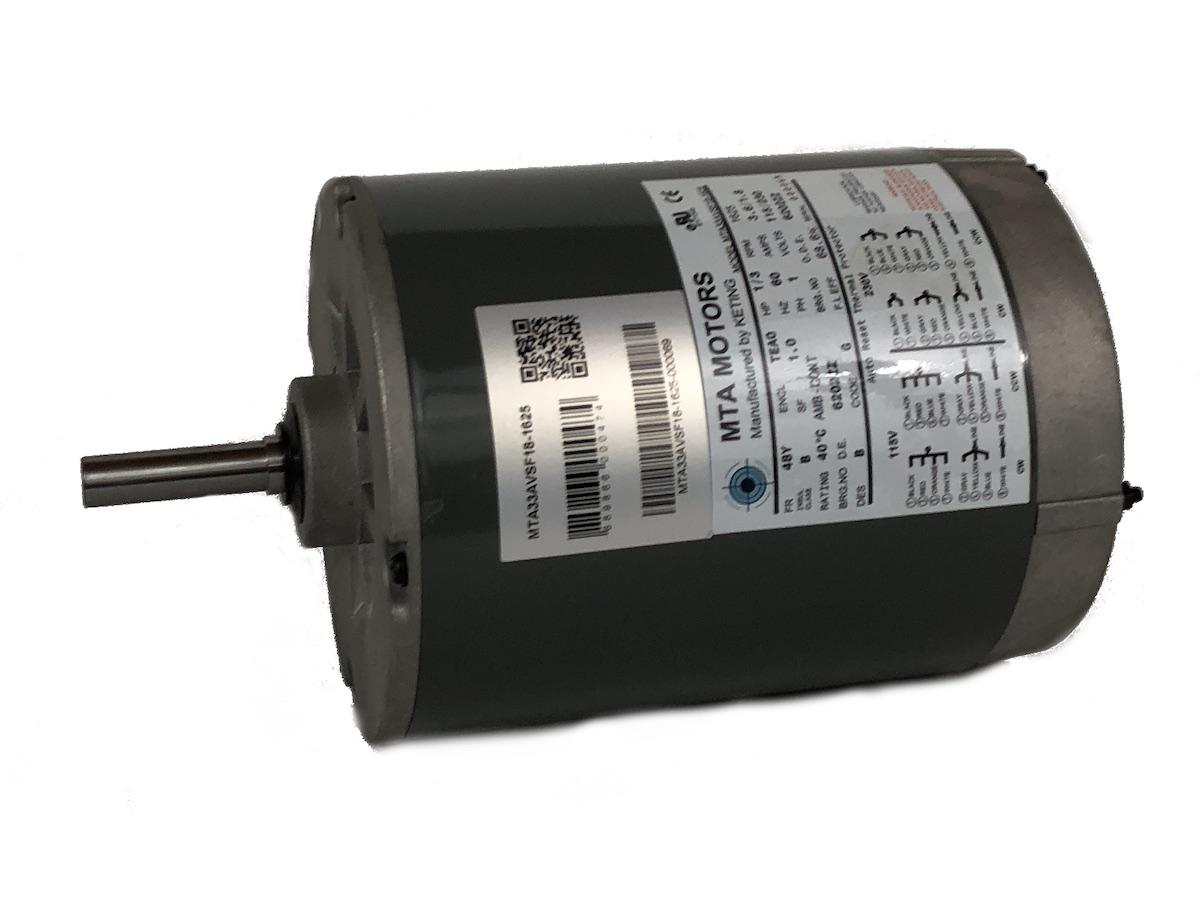 MTA 1/3 HP Variable Speed Fan Motor For 18" Fan (Closeout Item)